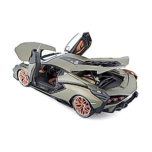 Lamborghini Bburago,Plastic ,1:18 Sián FKP37 - Green
