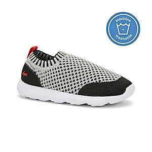 See Kai Run Kids Boy's Ryder Knit FlexiRun (Toddler/Little Kid) Gray 5 Toddler M