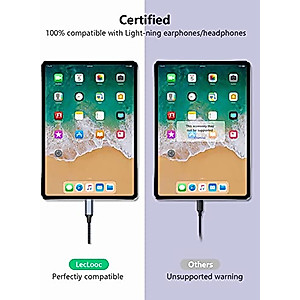 USB C to Lightning Audio Adapter Cable USB Type C Male to Lightning HiFi Audio Female Headphones Converter Fit with iPad Pro, iPad Air, MacBook, Galaxy S23 S22, Pixel 7 6 Pro (Not Support Charging)