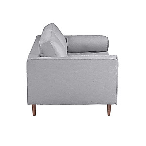TOV Furniture Cave Gray Tweed Loveseat