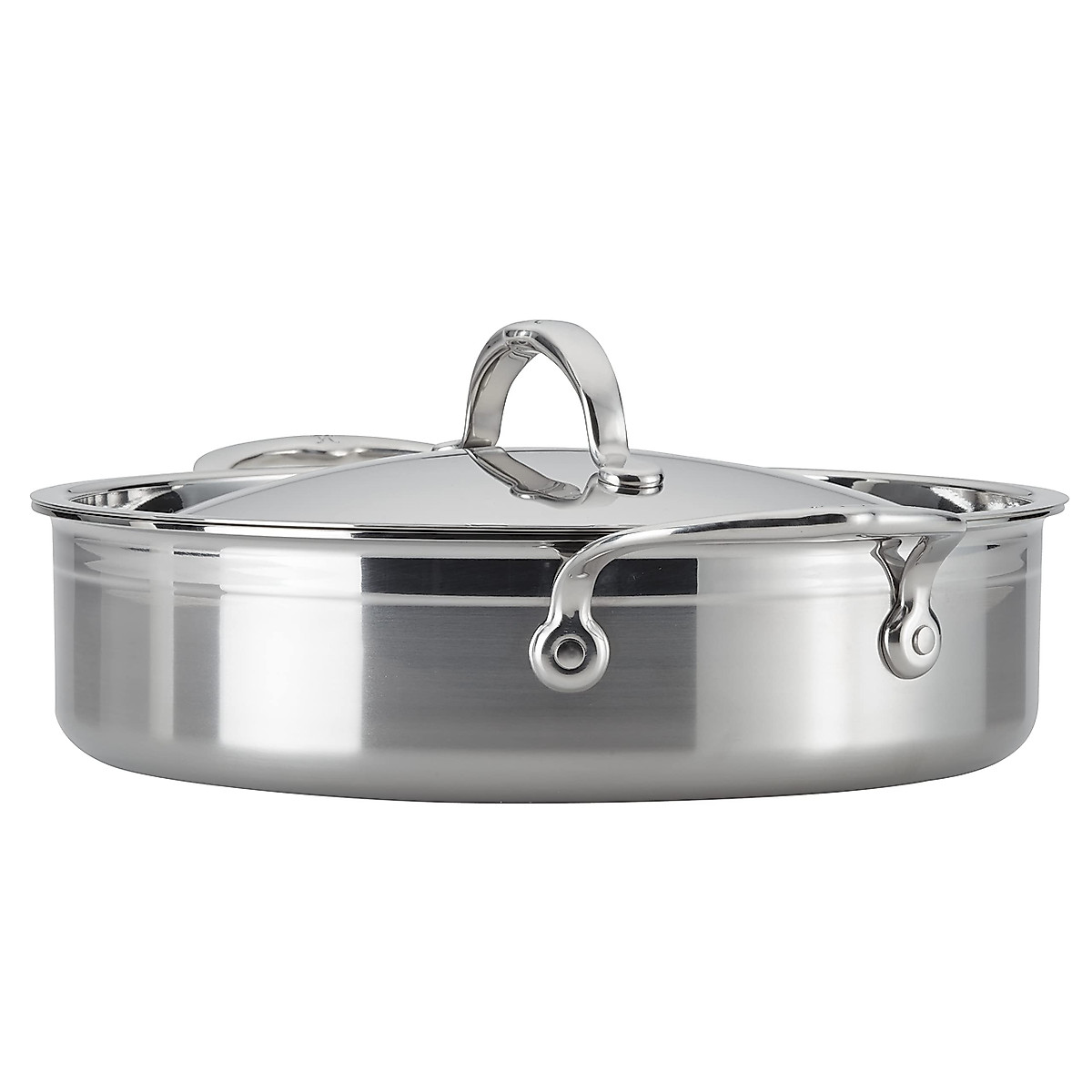 Hestan - ProBond Collection - Professional Clad Stainless Steel Sauteuse, Induction Cooktop Compatible, 3.5 Quart