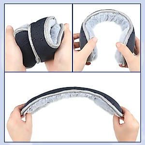 4 Pcs Winter Ear Muffs for Men Ear Warmers Waterproof Ear Covers with Reflective Stripe Unisex Ear Muffs 4 Colors (Black, Navy, Military Green, Coffee)