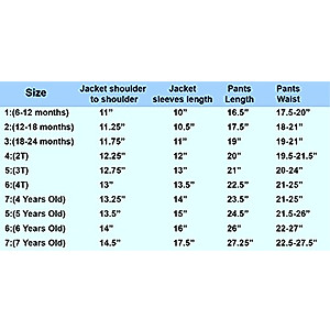 Leadertux Sailor Captain Suits for Boys Outfits from New Born to 7 Years Old (7, White Pants)