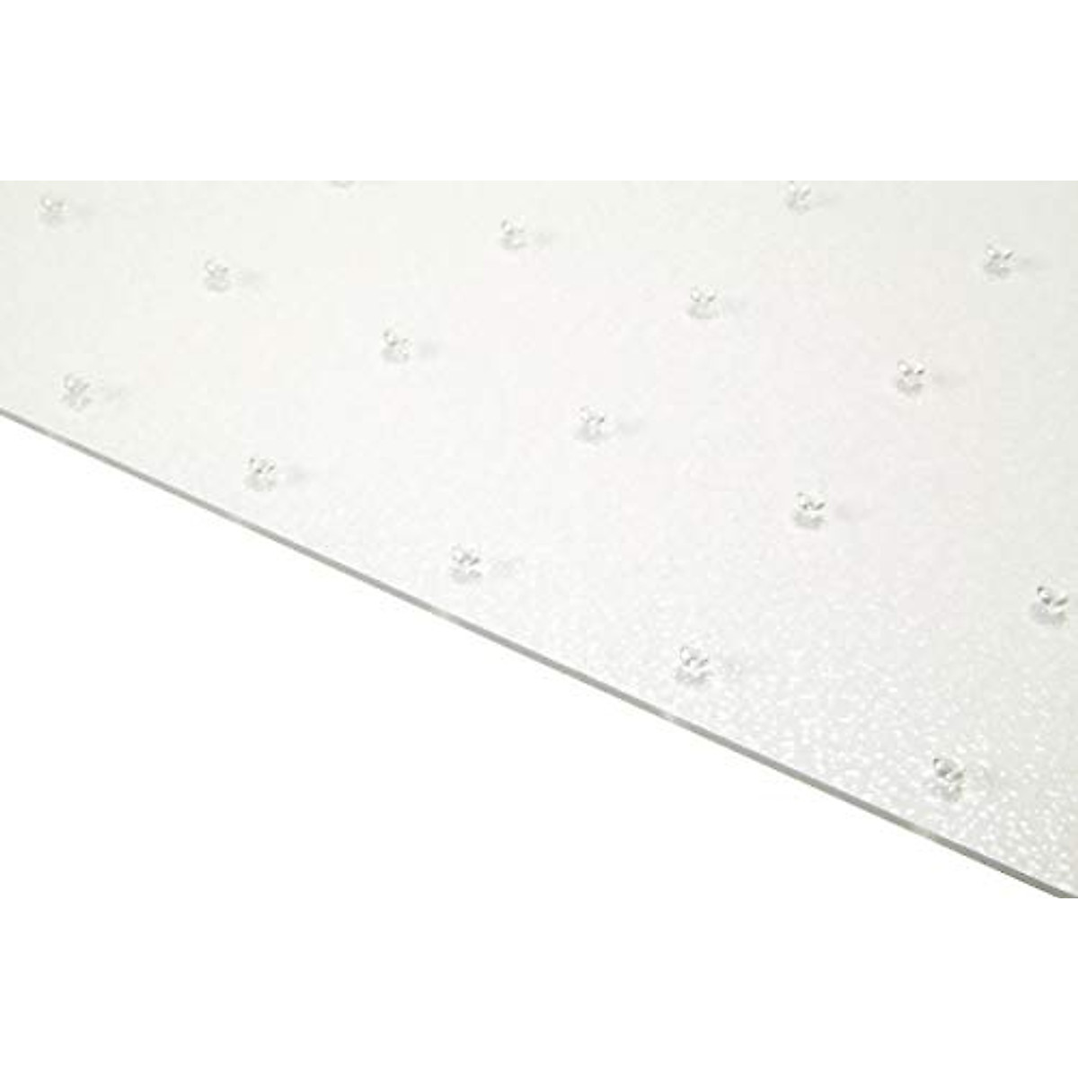 HON Basyx Commercial-Grade Polycarbonate Chair Mat with Lip for Low Pile Carpet, 36" x 47", Clear