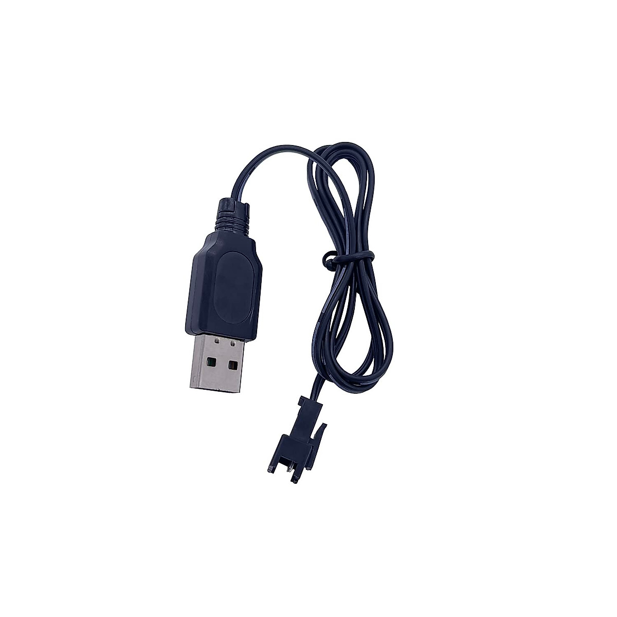 Threeking 3.7V 500mAh 14500 Rechargeable Li-ion Battery SM-2P Joint with USB Charger for Rc Remote Control Car Toys