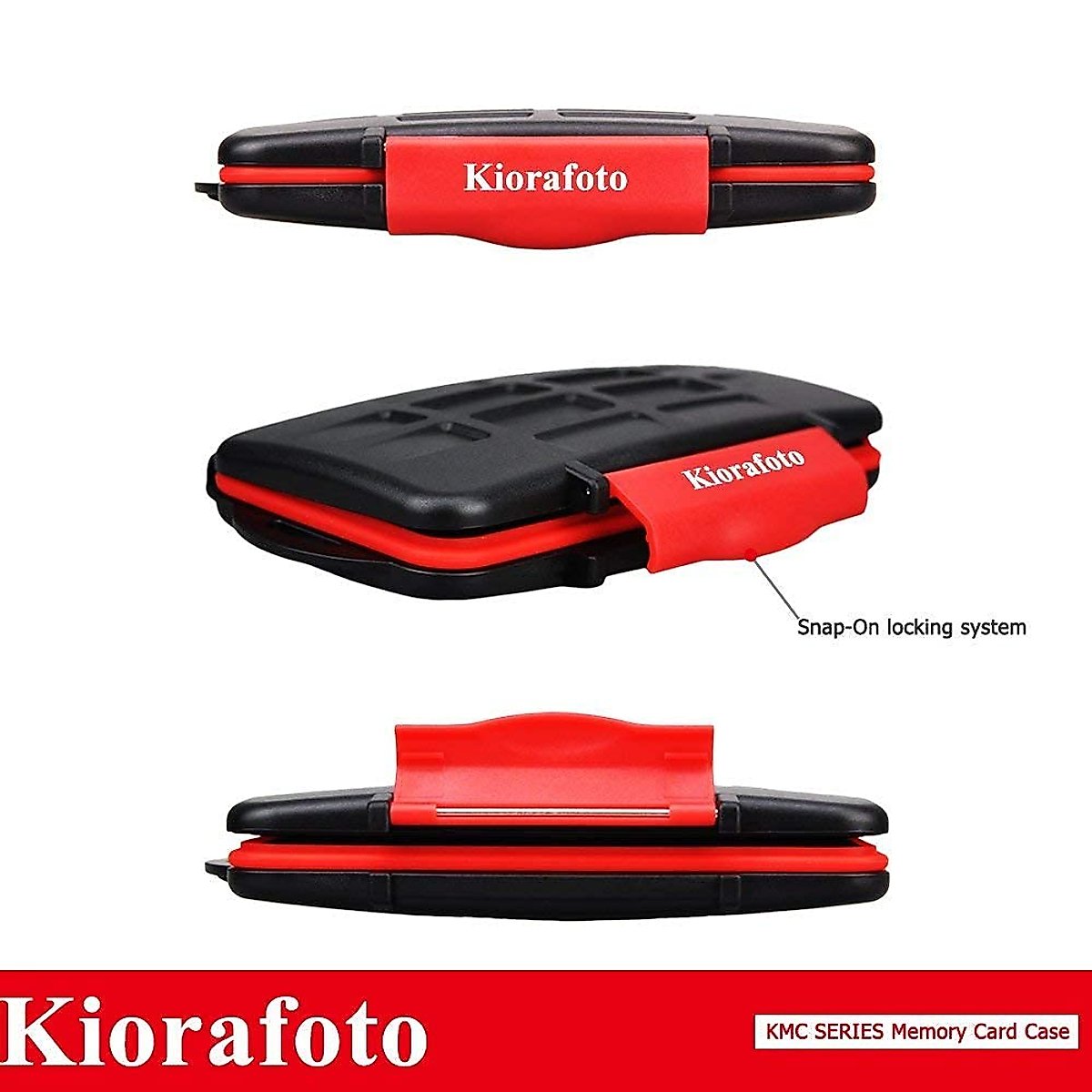 Water-Resistant Memory Card Case + 120 Count Card Labels: Camera Memory Card Holder with Memory Card Labels for 12 SD Cards & 12 Micro SD Cards