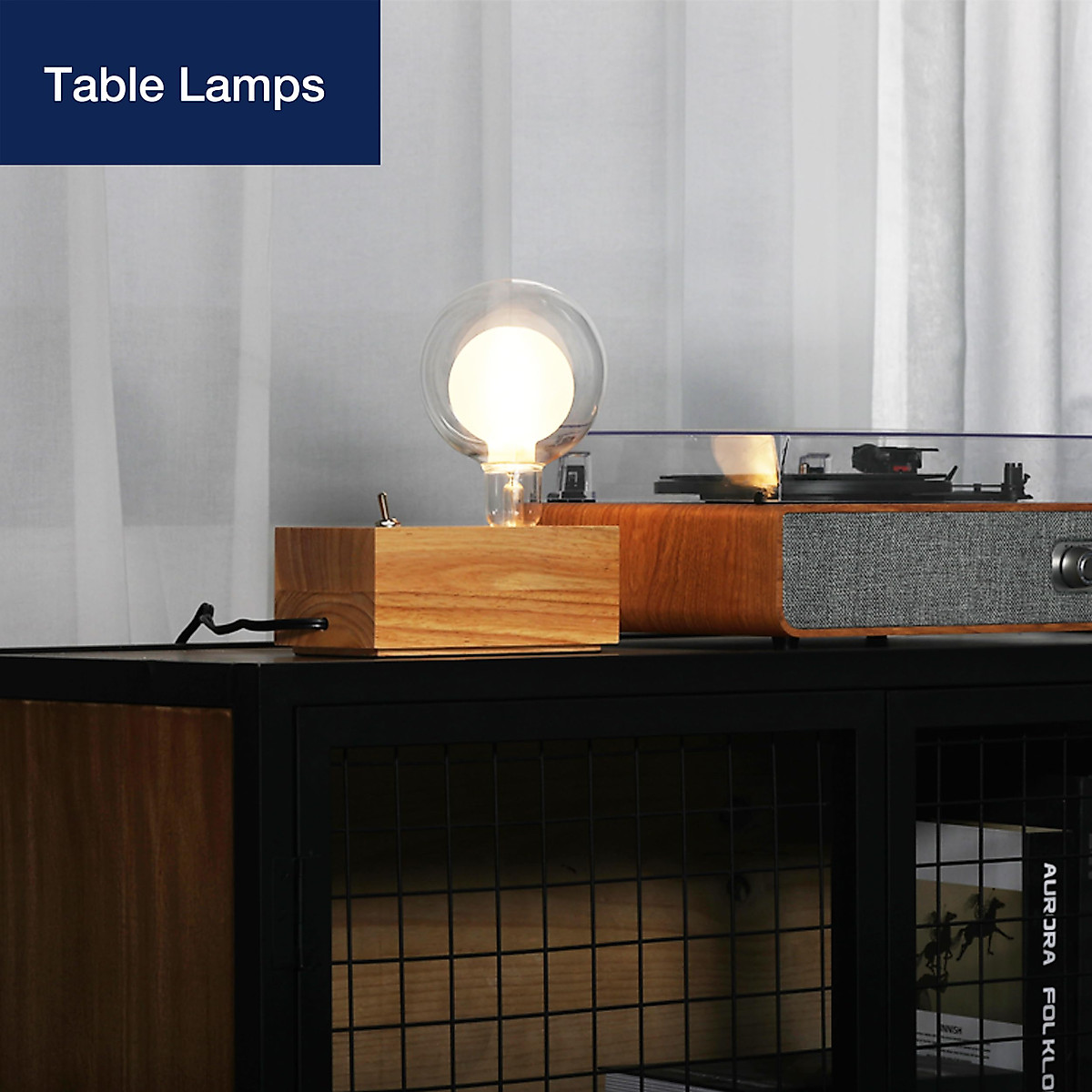 FLSNT G125 Decorative Dimmable Globe LED Edison Bulbs, 2700K Soft White, 7W(40W Equivalent), 400LM, E26 Medium Base, CRI90, Frosted Glass Finishing