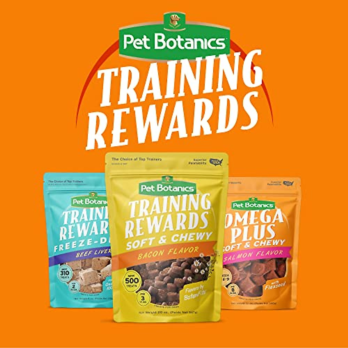Pet Botanics Training Rewards Treats for Dogs, Made with Real Pork Liver, Focuses, Motivates, Rewards, Speeds Up Learning Curve, No BHA, BHT, Ethoxyquin, Bacon, 20 oz (1 pack)