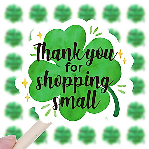 240 PCS Thank You Patrick's Day Stickers,Cute Small Business Envelopes Stickers for Business Packages/Handmade Goods/Bags,Patrick's Day Theme Small Shop Business Stickers for Envelopes Seals