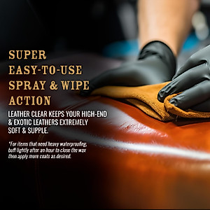 Doc Baileys Clear Leather Cleaner and Conditioner - Waterproof Fine Leather Softener for Boots, Saddles & More - 4oz, 2 Packs