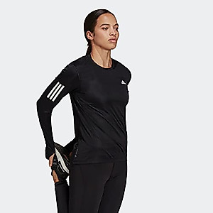 adidas Women's Own The Run Long-Sleeve, Black, Medium
