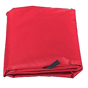 Oumefar Swing Cushion Waterproof Lightweight Swing Seat Cover for Garden for Patio(red)