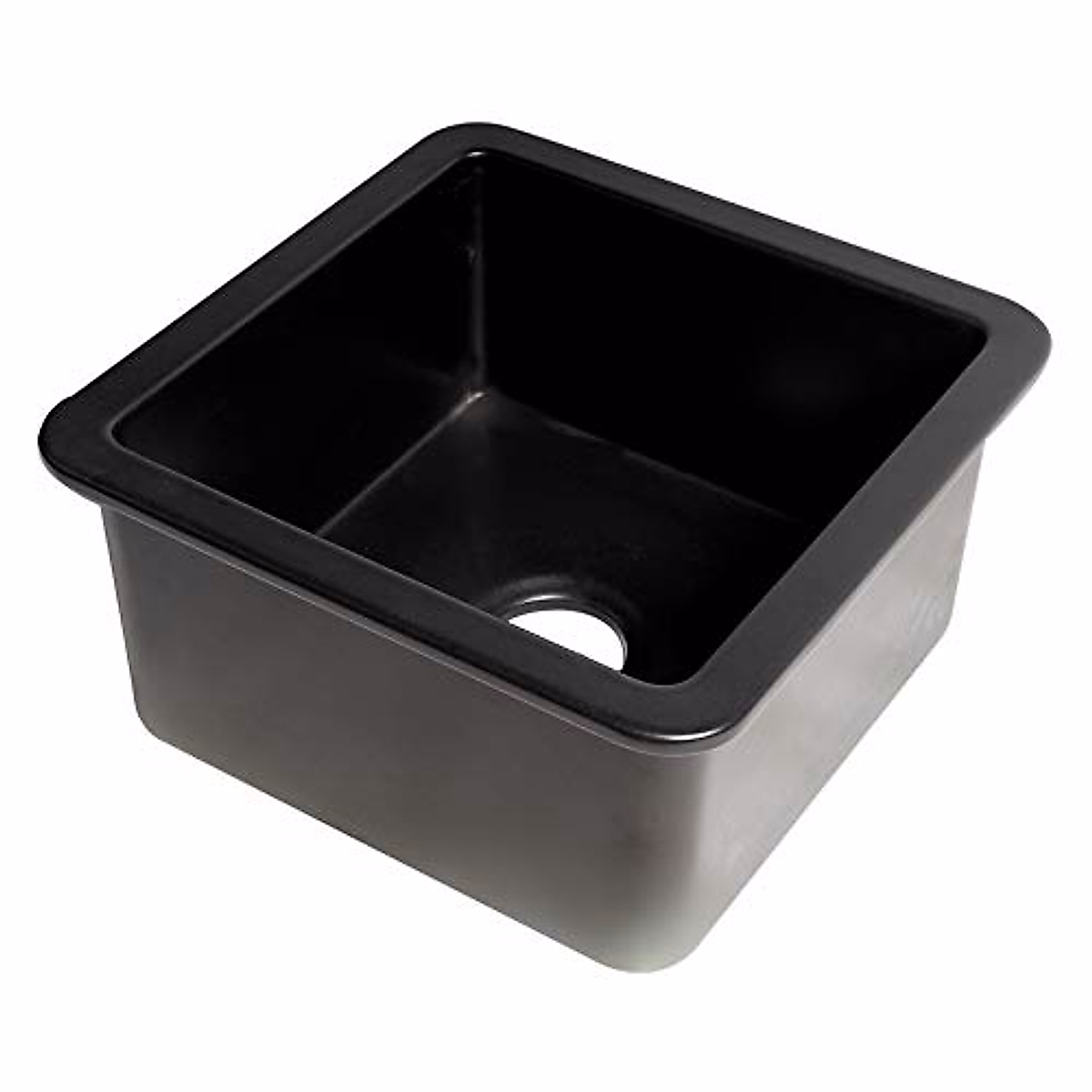 ALFI brand ABF1818S-BM Kitchen Sink, Black Matte