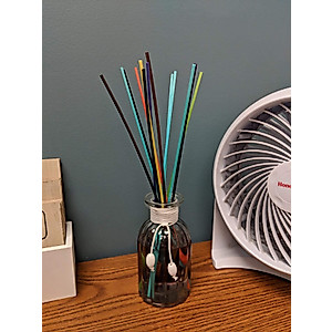 Breath Me TM 50pcs Lime Green Reed Diffuser Fibre Sticks 12 inch for Air Freshener and Aroma