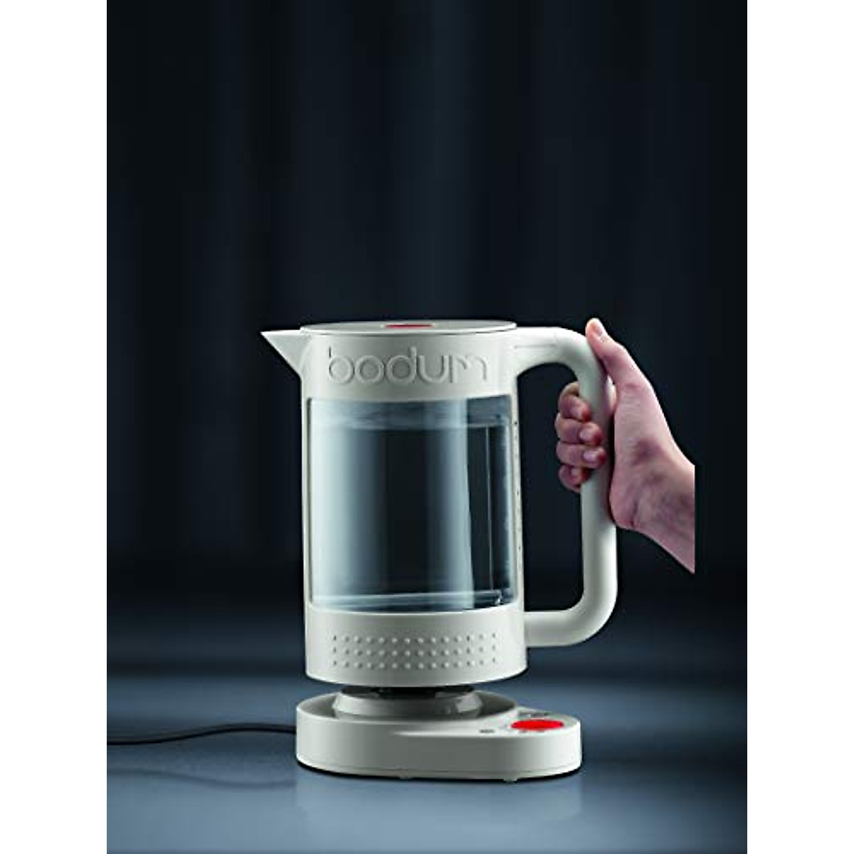 Bodum 11659-01US Bistro Electric water kettle, double wall with temperature control, 1.1 l, 37 oz, Black, 37 Ounce