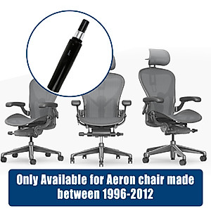 6" Pneumatic Gas Cylinder for Herman Miller Classic Aeron Chair,Office Chair Hydraulic Cylinder Replacement,Stroke Gas Lift Cylinder#1B08VM,Heavy Duty 450lbs New Pneumatic Cylinder, Gas Cylinder,