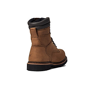 Thorogood V-Series 8” Waterproof Composite Toe Work Boots for Men - Premium Leather with Goodyear Storm Welt, Comfort Insole, and Chevron Traction Outsole; ASTM Rated, Brown Crazyhorse - 13 M US
