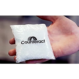 Counteract 3OZ-B12 Centrifugal Force Tire/Wheel Balancing Beads - Off-Road Vehicles, Light Duty Truck Tires, (12) 3oz Balance Bead Bags, (12) Valve Caps and Cores