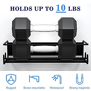 Deinyi Magnetic Spice Rack for Refrigerator, Spice Rack, Spice Organizer, Magnetic Spice Rack, Spice Storage, Spice Rack for Spice Jars and Spice Bottles, Storage Rack with 24 Hooks, Metal Black