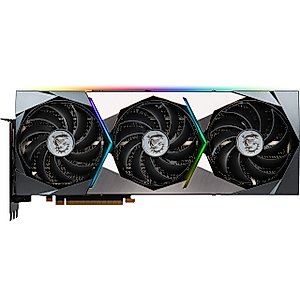 MSI Gaming GeForce RTX 3090 Ti 24GB GDRR6X 384-Bit HDMI/DP Nvlink Tri-Frozr Ampere Architecture OC Graphics Card (RTX 3090 Ti SUPRIM X 24G)