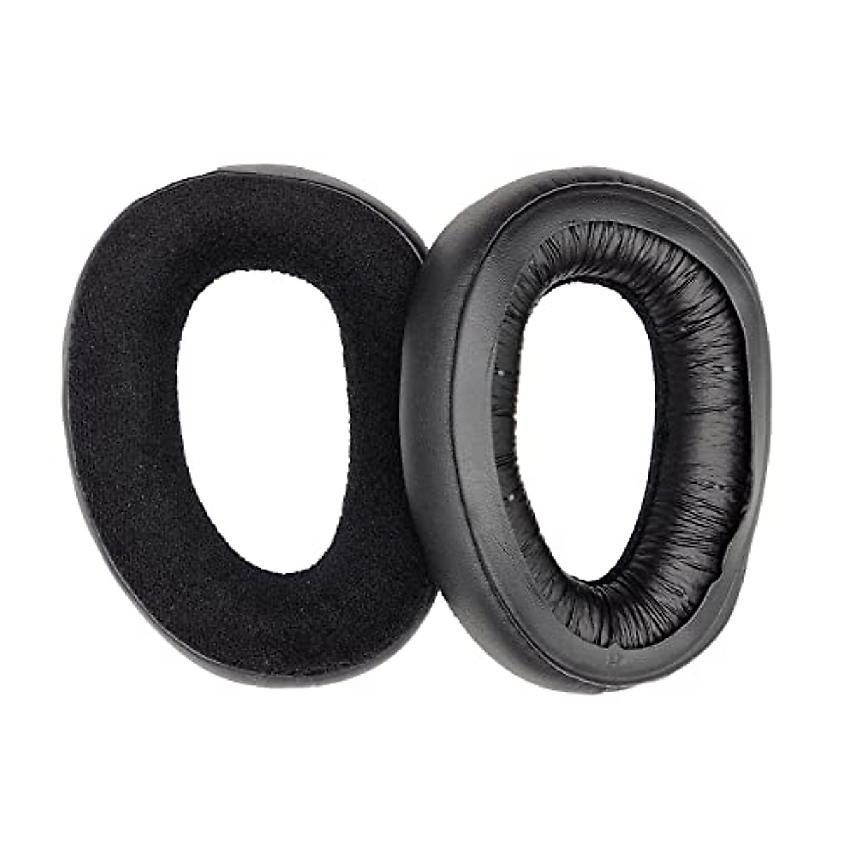 Premium Hybrid Ear Pads Compatible with Sennheiser GSP 370, Sennheiser GSP 350, GSP 303, GSP 302, GSP 301 and GSP 300 Headphones. Premium Protein Leather | Premium Velour | Soft High-Density Foam