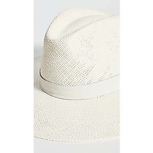 Brixton Women's Harper Panama Straw, Panama White, M