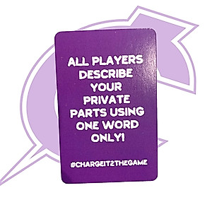 Charge It 2 The Game Drinking Cards After Dark - Drinking Game for Adults - Perfect for Fun Game Nights, Date Night,Couples, Bachelorette Parties, Vacations - Spice Up You Nights