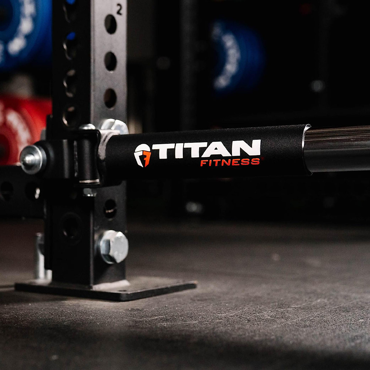 Titan Fitness Rack Mounted Landmine Attachment, Compatible with T2, T3, X3, Titan Series Power Racks, Includes Hole Mount Adapters, Fit 2" Olympic Bars