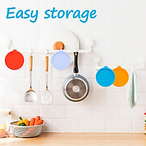 LUVCOSY 2 Cup Silicone Replacement Lids Storage Cover for Pyrex 7200-PC Glass Bowls (Container not Included) 4 Pack Microwave, Dishwasher and Freezer Safe