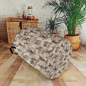 Laundry Basket Rustic Western Cowgirl Cowboy Rodeo Laundry Hamper Foldable Storage Basket for Bathroom Room Home Decor