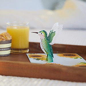 Lovepop Mother’s Day Sunflower Hummingbird Pop-Up Card – Mother’s Day Card – Handcrafted 3D Pop-Up Greeting Card for Her – Mother’s Day Love Card, 5 x 7”