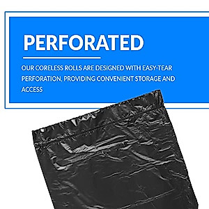 Reli. SuperValue Trash Bags, 55-60 Gallon | 50 Count | Made in USA | Black 55 Gallon Trash Bags | Heavy Duty Can Liners, Garbage Bags, Bulk Contractor Bags 55 Gallon Capacity | Black