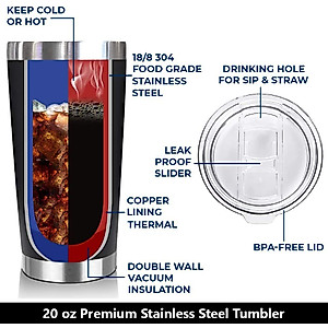 NewEleven 50th Birthday Gifts For Men Women - 1974 50th Birthday Decorations For Men Women - Gifts For Women Turning 50-50 Year Old Gifts For Men, Women, Mom, Dad, Wife, Husband - 20 Oz Tumbler