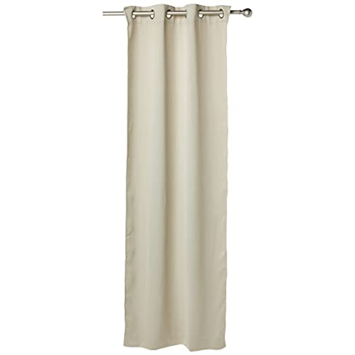 Sun Zero Easton Energy Saving Blackout Grommet Curtain Panel, 40" x 84", Pearl