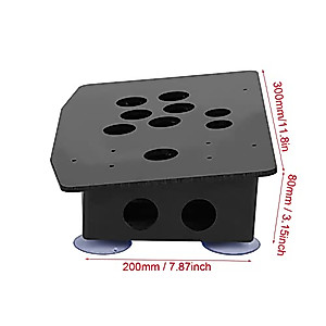 FECAMOS Arcade Set, Arcade Case Arcade Game Panel Not Assembled 11.81x7.87inch for Arcade Game Classic Games