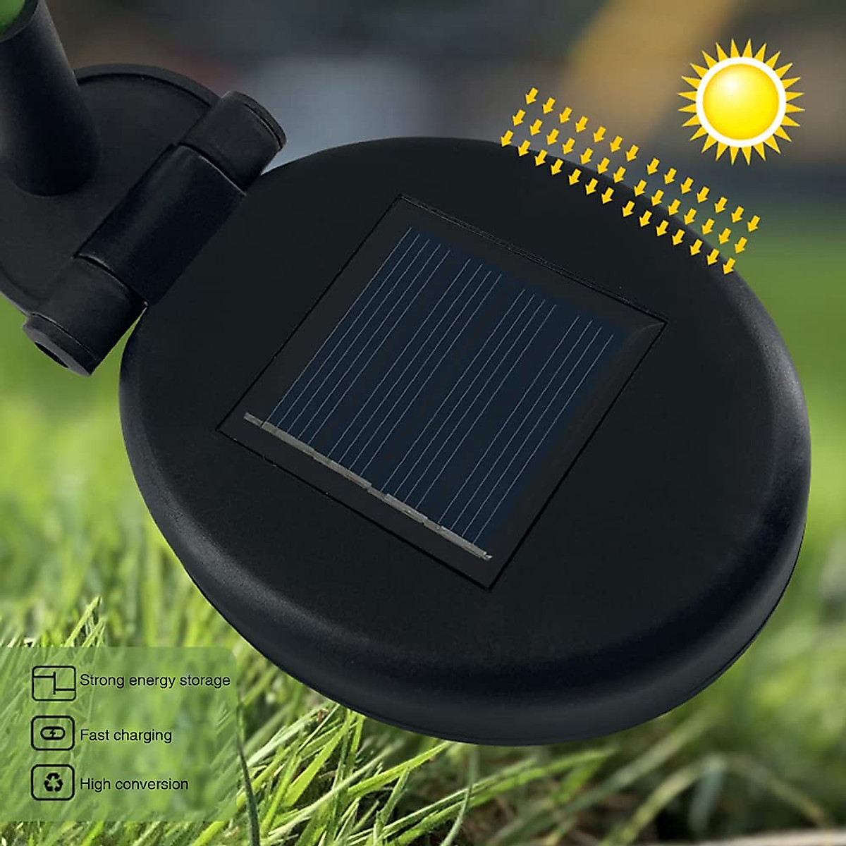 Outdoor Solar Garden Stake Lights, Chrysanthemum Decor Solar Pathway Lights LED Solar Garden Lights, Waterproof Stake Light for Garden Patio Yard Pathway Decor