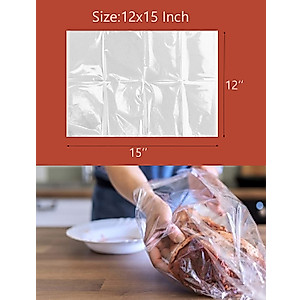 30Counts Cooking Roasting Bags Suitable Size (12 x 15 Inch) Oven for Chicken Meat Fish and Vegetable, PACK Counts