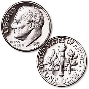 1953 Roosevelt Dime Proof