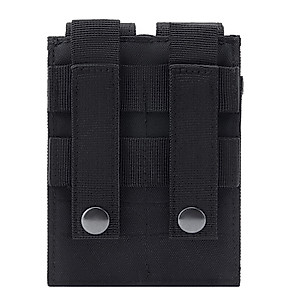 Molle Double Pistol Mag Pouch Tactical Pistol Magazine Pouch Mag Holder Tool Organizer Holder