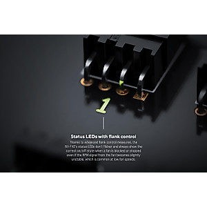 Noctua NV-SPH1, Powered Fan Hub Set with NV-PS1 230/115V AC to 12V DC Power Supply and NV-FH2 8-Way Fan Splitter Board, Ideal for Powering 12V PC Fans Off The Mains (Black)