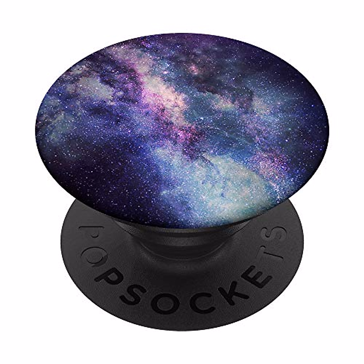 Extreme Galaxy Stars Cute Nebula Black PopSockets PopGrip: Swappable Grip for Phones & Tablets