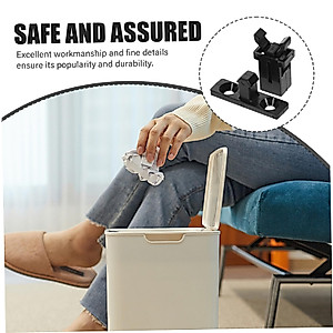 Hohopeti 10 Sets Trash Can Buckle Trash Can Lid Pin Lid Locking Trash Can Replacement Parts Door Latch Push Latch Garbage Can Lock Trash Can Lid Lock Trash Bin Latch Touch Latch Lid Latch