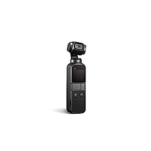 DJI Osmo Pocket - Handheld 3-Axis Gimbal Stabilizer with integrated Camera 12 MP 1/2.3” CMOS 4K60 Video, for YouTube, TikTok, Video Vlog, Streamlabs, Attachable to Smartphone, Android, iPhone, Black