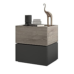 HIGOH Bedside Table Nightstands for Bedroom Home Furniture Modern Minimalist Storage Cabinet Light Luxury Bedside Table Creative Side Cabinet (Color : 2)