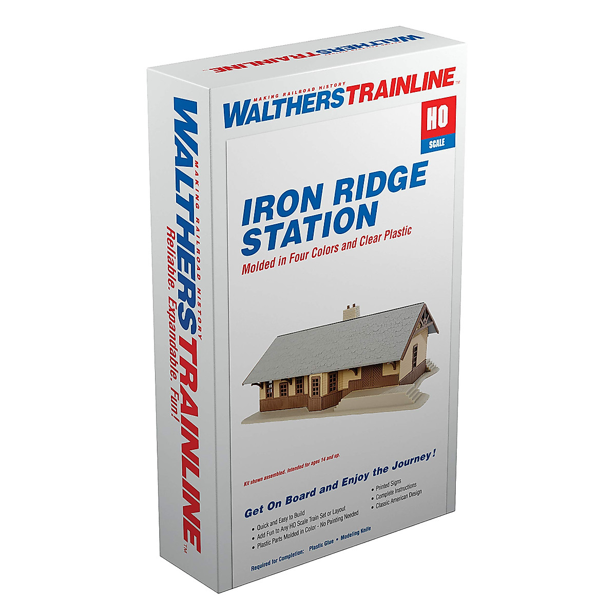 Walthers Trainline HO Scale Model Iron Ridge Station