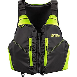 Old Town Canoes & Kayaks Riverstream Unisex Life Jacket (Black Hivis), Universal