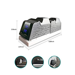 2H Fast Charging PS5 Controller Charger, Feaglo Spring Charging Station for Playstation 5 Dualsense Controllers, Charger Dock with LED Indicator