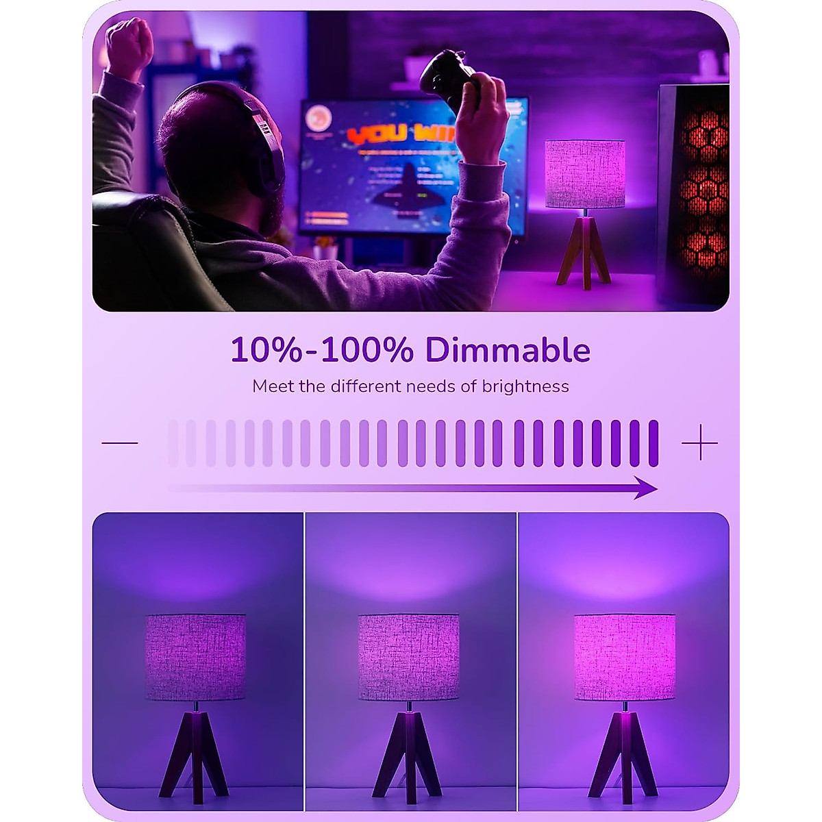 LEOOLS E12 LED Purple Light Bulb,Dimmable Filament LED Purple Light Bulbs, 40 Watt Equivalent Vintage LED Red Bulb,T6 4W LED Edison Chandelier Light Bulbs, Candelabra Red Bulbs,6-Pack