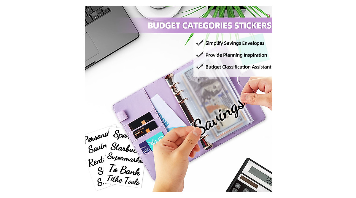 80 Budget Binder Label Stickers for Effective Money Management