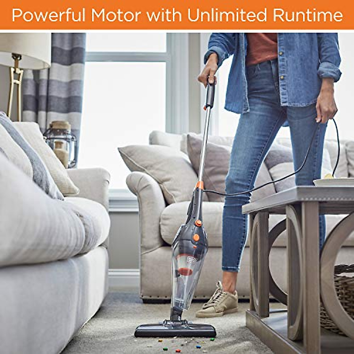 BLACK+DECKER BDXHHV005G 3-in-1 Vacuum, Gray